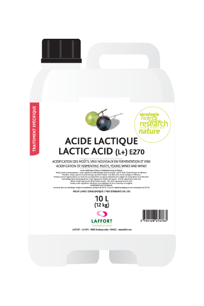 ACIDE LACTIQUE L+ BIDON 12KG